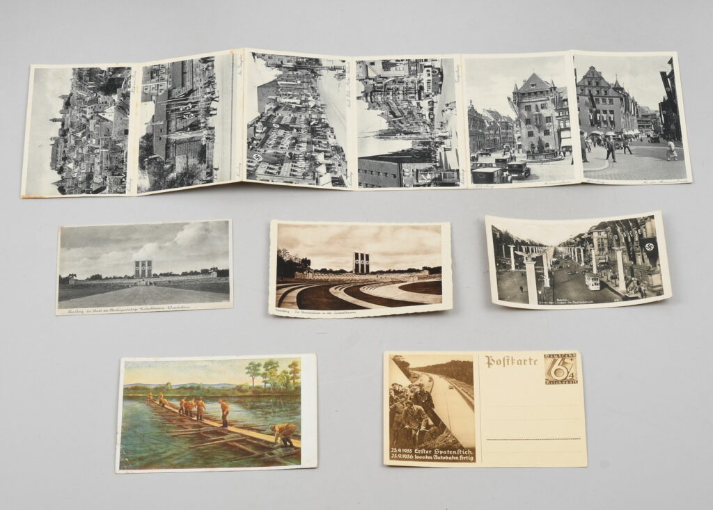 Lot of 11 Different NSDAP Post Cards - Military Antiques