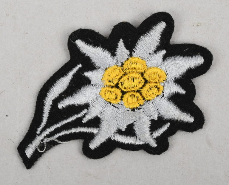 Waffen-SS Mountain Troop's Cap Edelweiss - Military Antiques