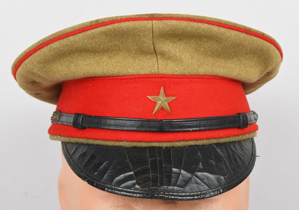 WWII or Prewar Manufactures Japanese Army Officer’s Type 45 Visor Cap ...