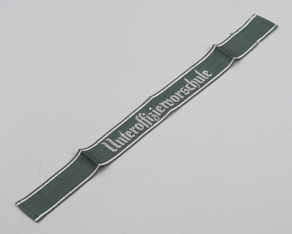 Unteroffiziervorschule Cuff Title - Military Antiques