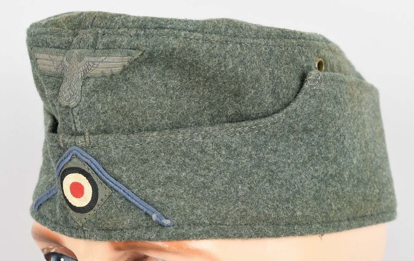 Heer Transport EM/NCO'S M34 Overseas Cap, Produced 1941 - Military Antiques